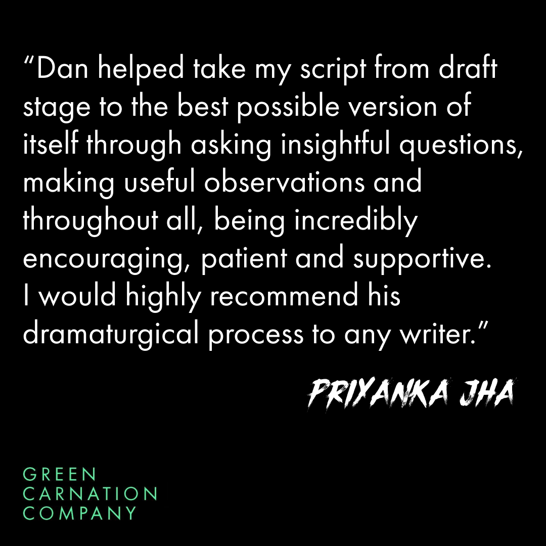 Script Reading and Development – Green Carnation Company